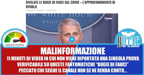 BUTAC, la demenza del fact checking | Miglioverde